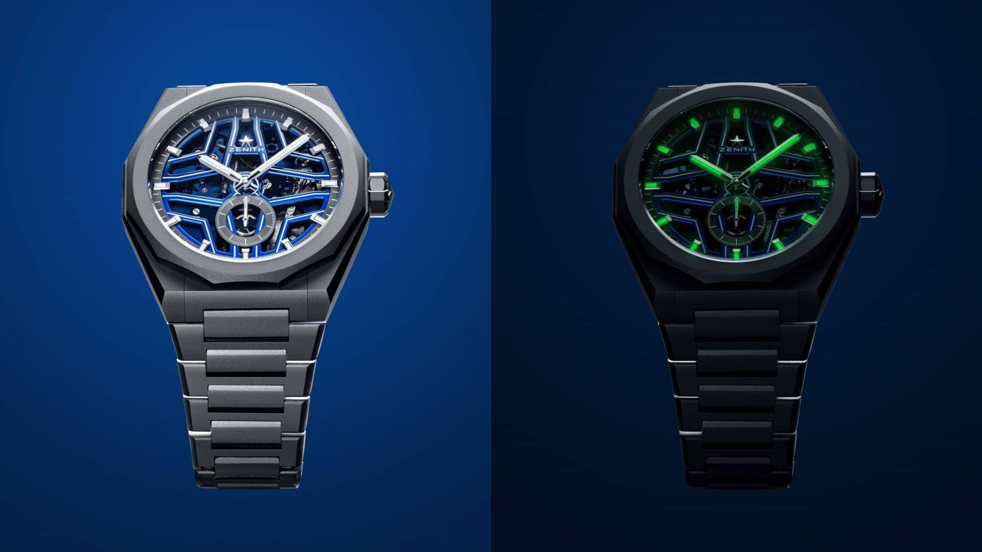 الكشف عن ساعة DEFY SKYLINE SKELETON NIGHT SURFER EL PRIMERO | مجلة لها